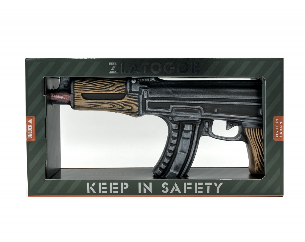 Zlatogor AK-47 Vodka Grijs zwarte fles online bestellen? - Drankenwebshop
